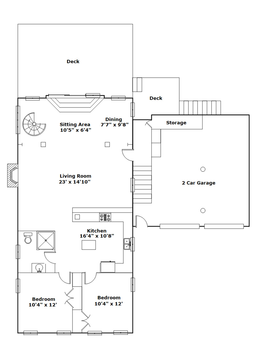 21 Circle Dr , Chapin SC 29036 - Interactive FLoor Plan