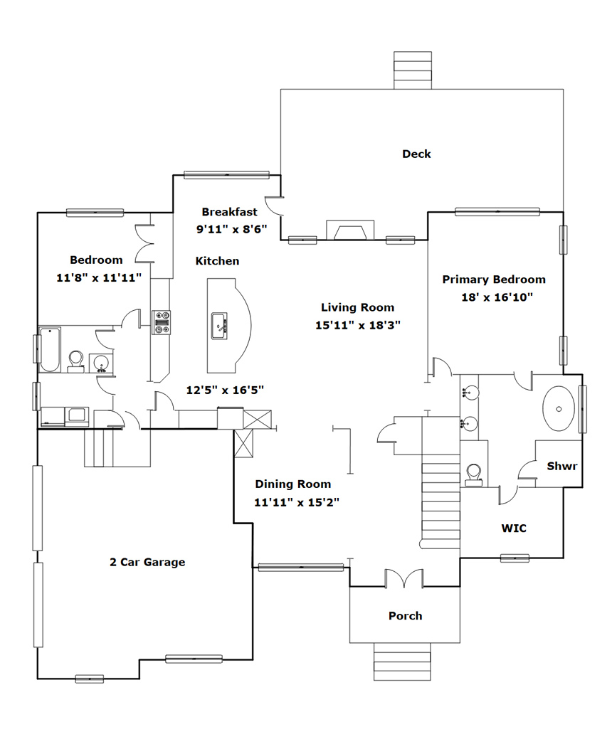 202 Green Wing Ct , Gilbert SC 29054 - Interactive FLoor Plan