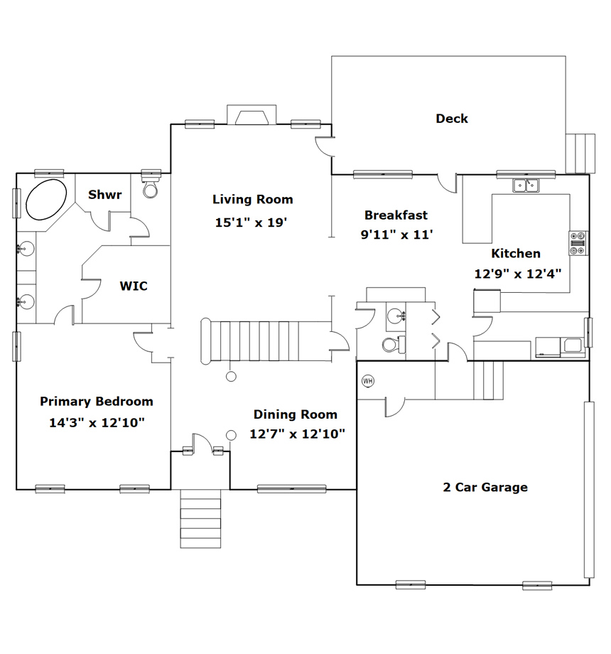 140 Hook Land Ln , Lexington SC 29072 - Interactive FLoor Plan